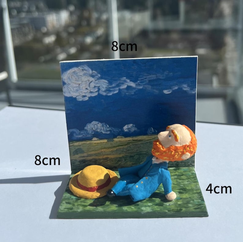 Van Gogh Miniature Clay Sculpture | Starry Night, Art Gallery - Etsy
