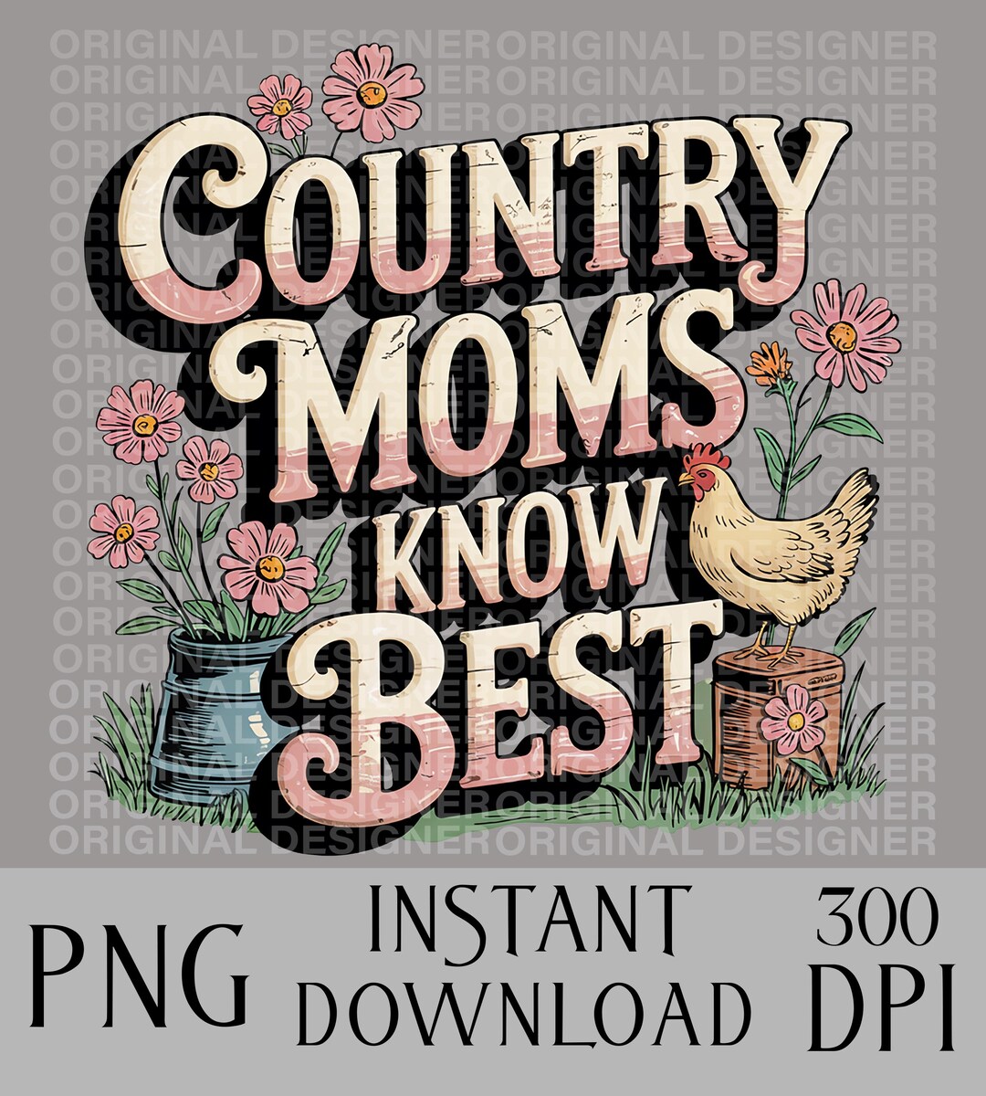 Country Mom Png, Preppy Country Png, Country Moms Know Best Png, Home ...