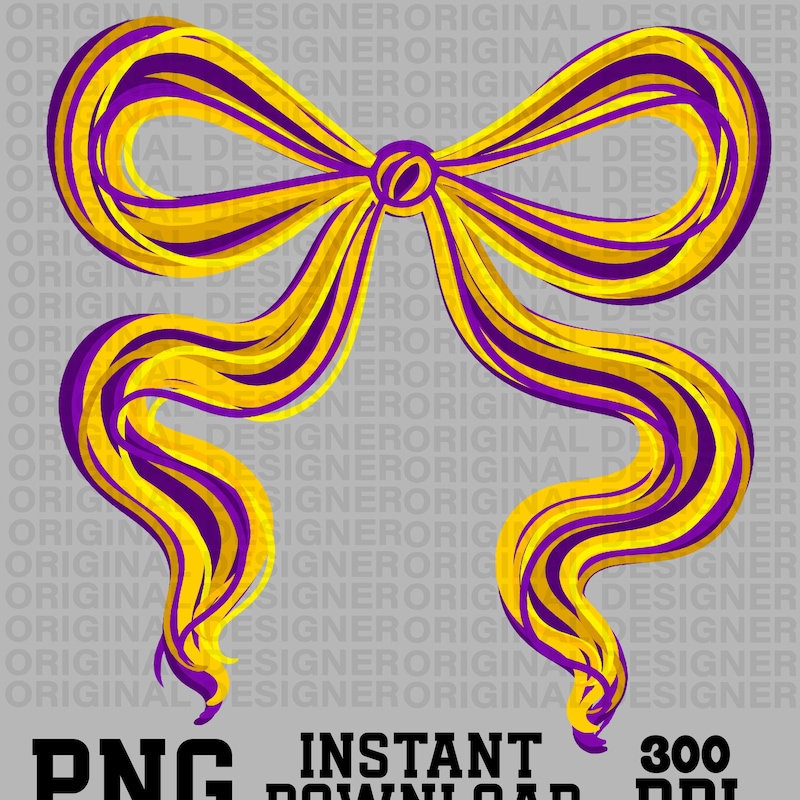 Purple Preppy Bow - Etsy