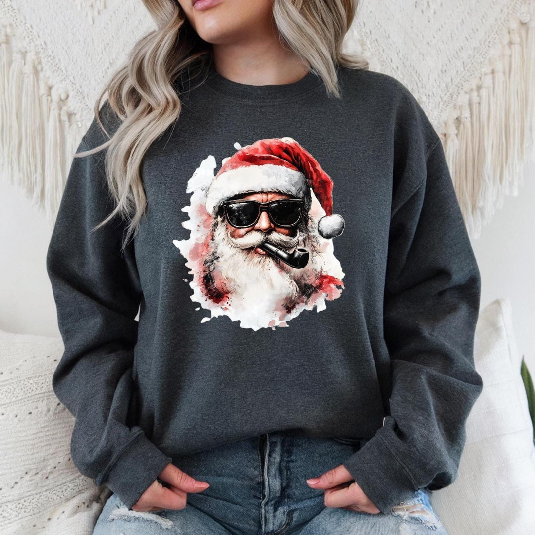 Cool Santa Shirt, Rizz the Season Santa Tee, Rizzler Santa Claus Shirt ...