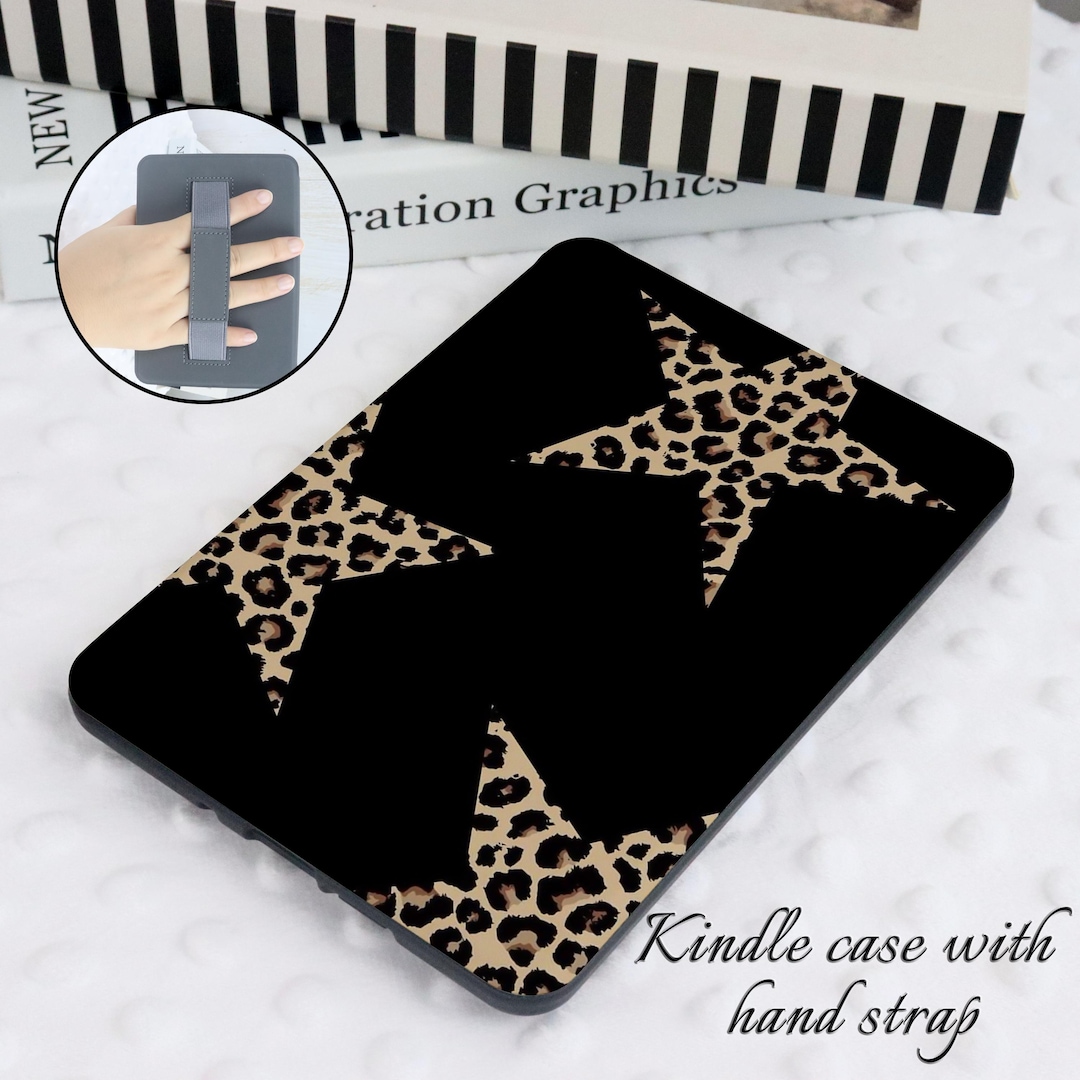 Black Leopard Star Personalized Kindle Paperwhite Case,kindle ...