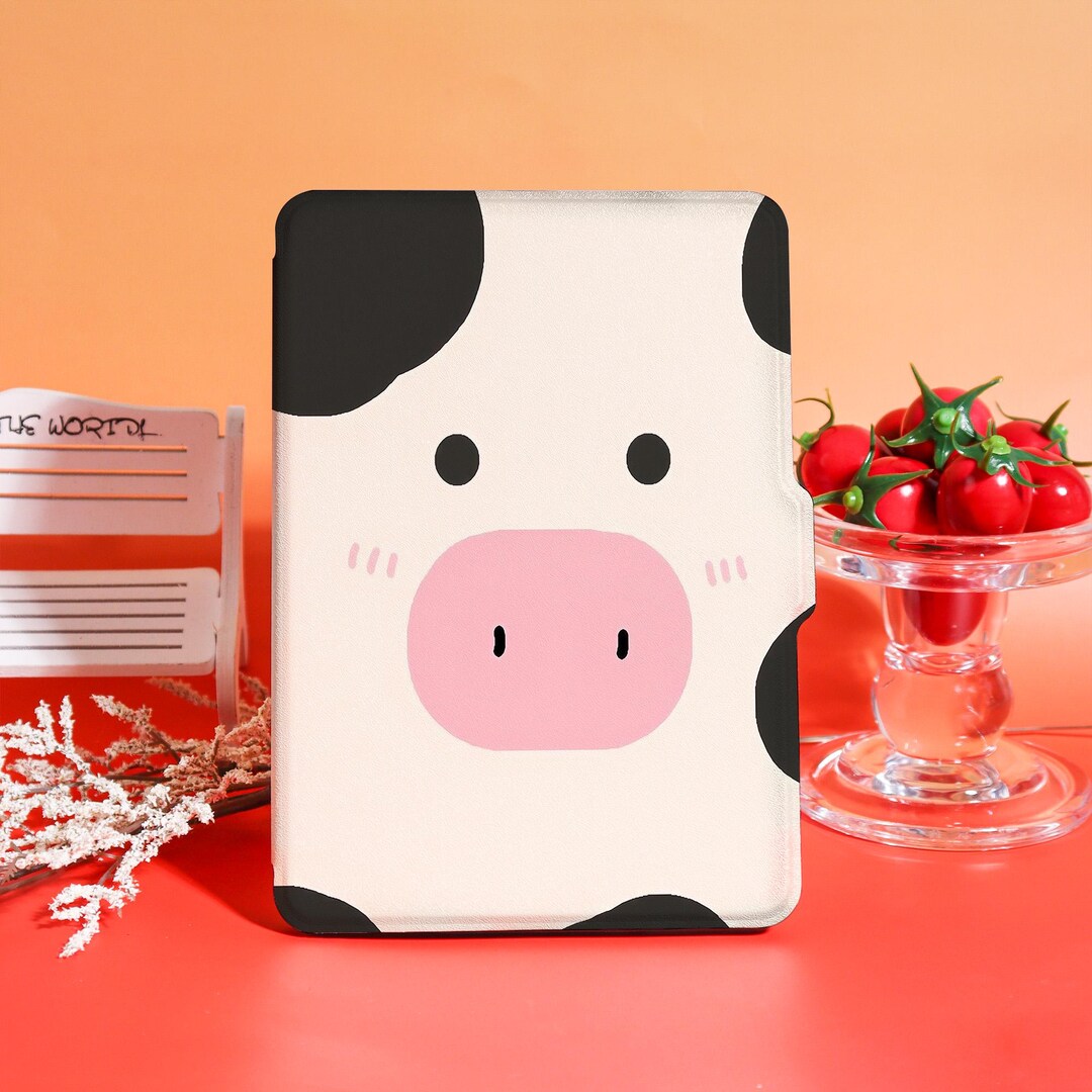 Cartoon Cow Face Personalized Kindle Paperwhite Case,paperwhite 12th ...