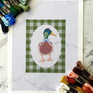 Nursery Duck - Printed Needlepoint Canvas - Etsy