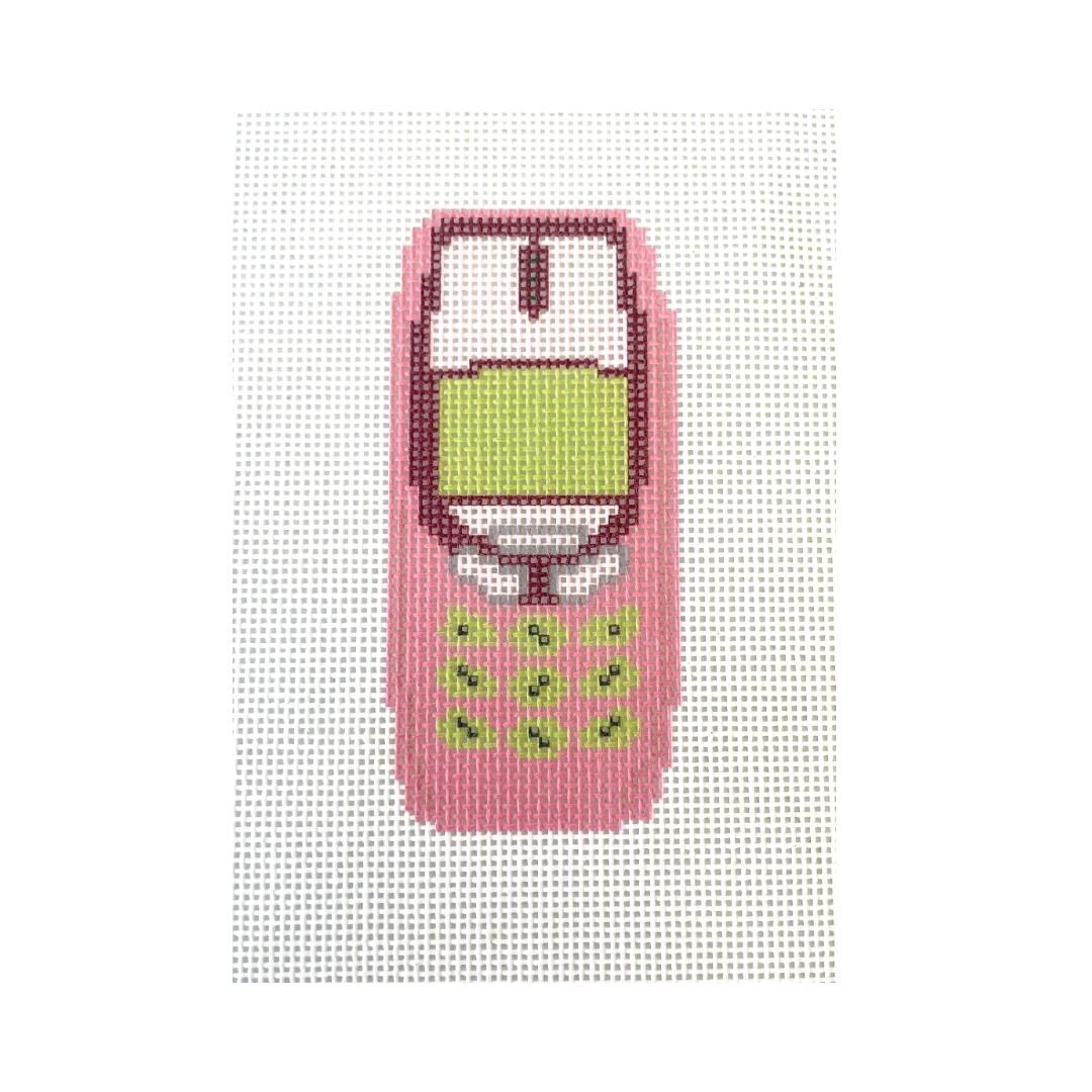 Y2k Nostalgia Cell Phone - Printed Needlepoint Canvas - Etsy