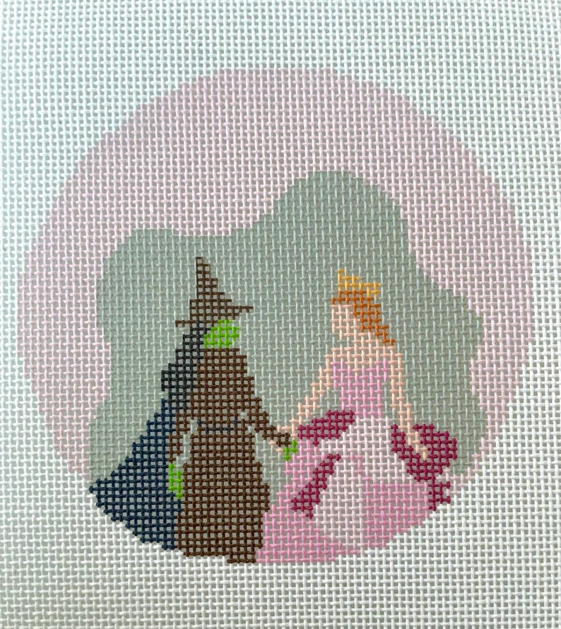 Wicked Witch Inspired Printed Needlepoint Canvas - Etsy