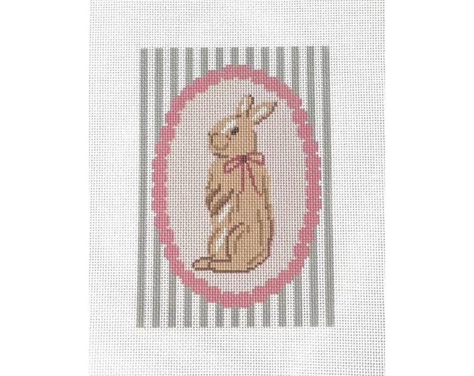 Nursery Bunny Printed Needlepoint Canvas - Etsy