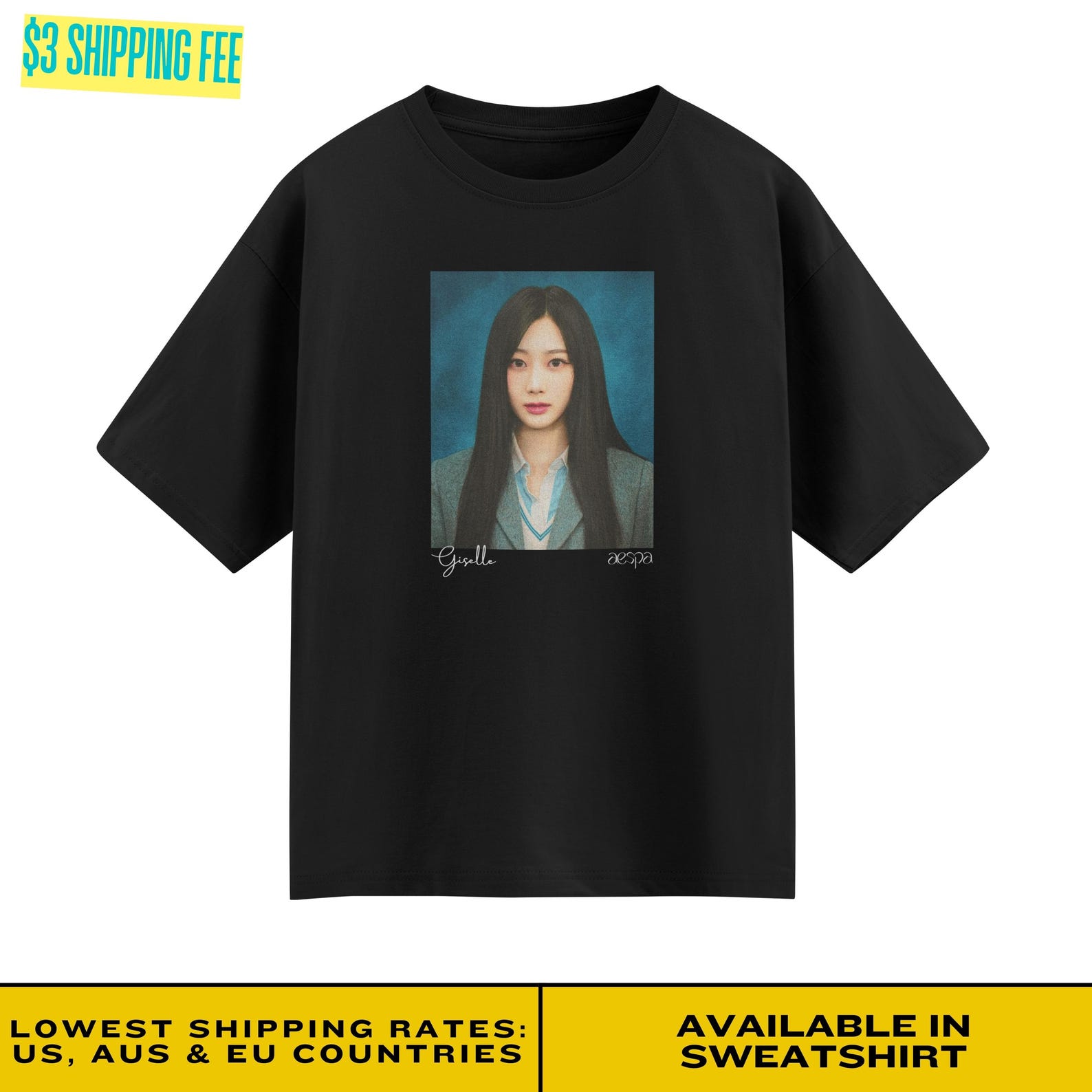 Aespa Giselle Kpop Shirt, Aespa Merch, Korea, Kpop Twice, Kpop Clothing ...
