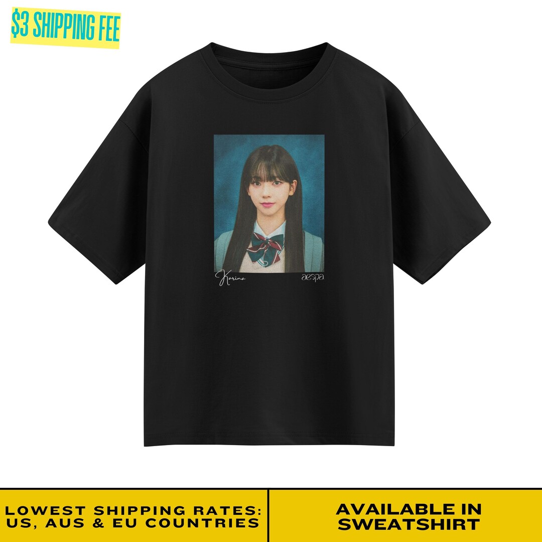 Aespa Karina Kpop Shirt, Aespa Merch, Korea, Kpop Twice, Kpop Clothing ...