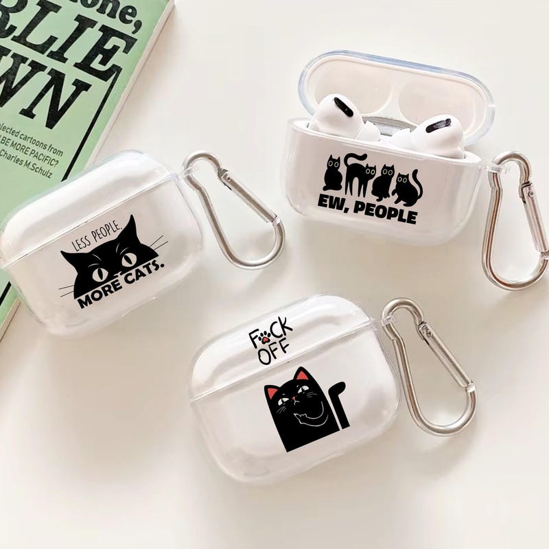 AirPod 4 Case Anime Cat - Etsy UK