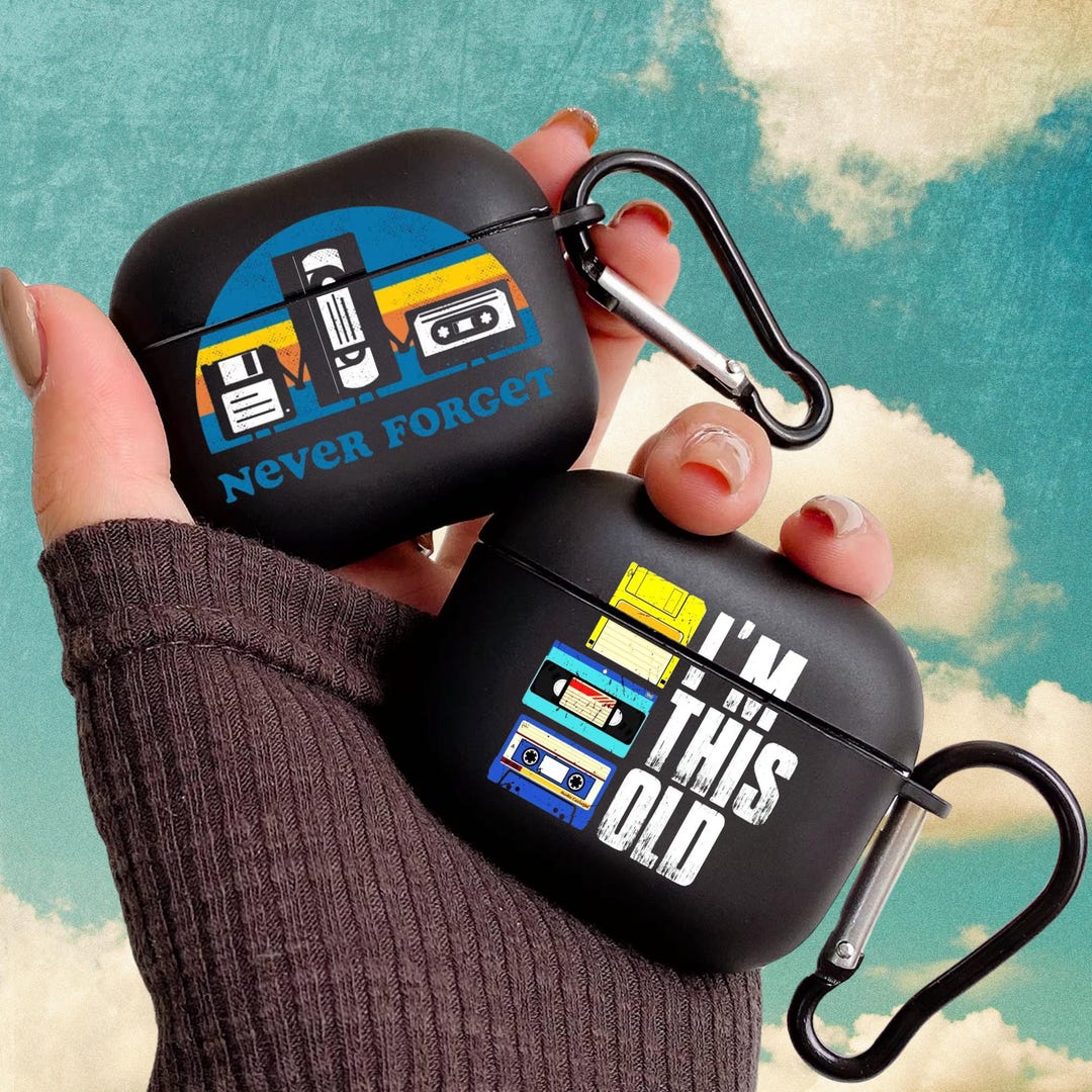 Retro Nostalgia Airpods Case | Funny 80s/90s Throwback Gift Earpods ...