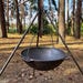 Cast Iron Cauldron With Hanging Handle for Open Fire Cooking, Cooking ...