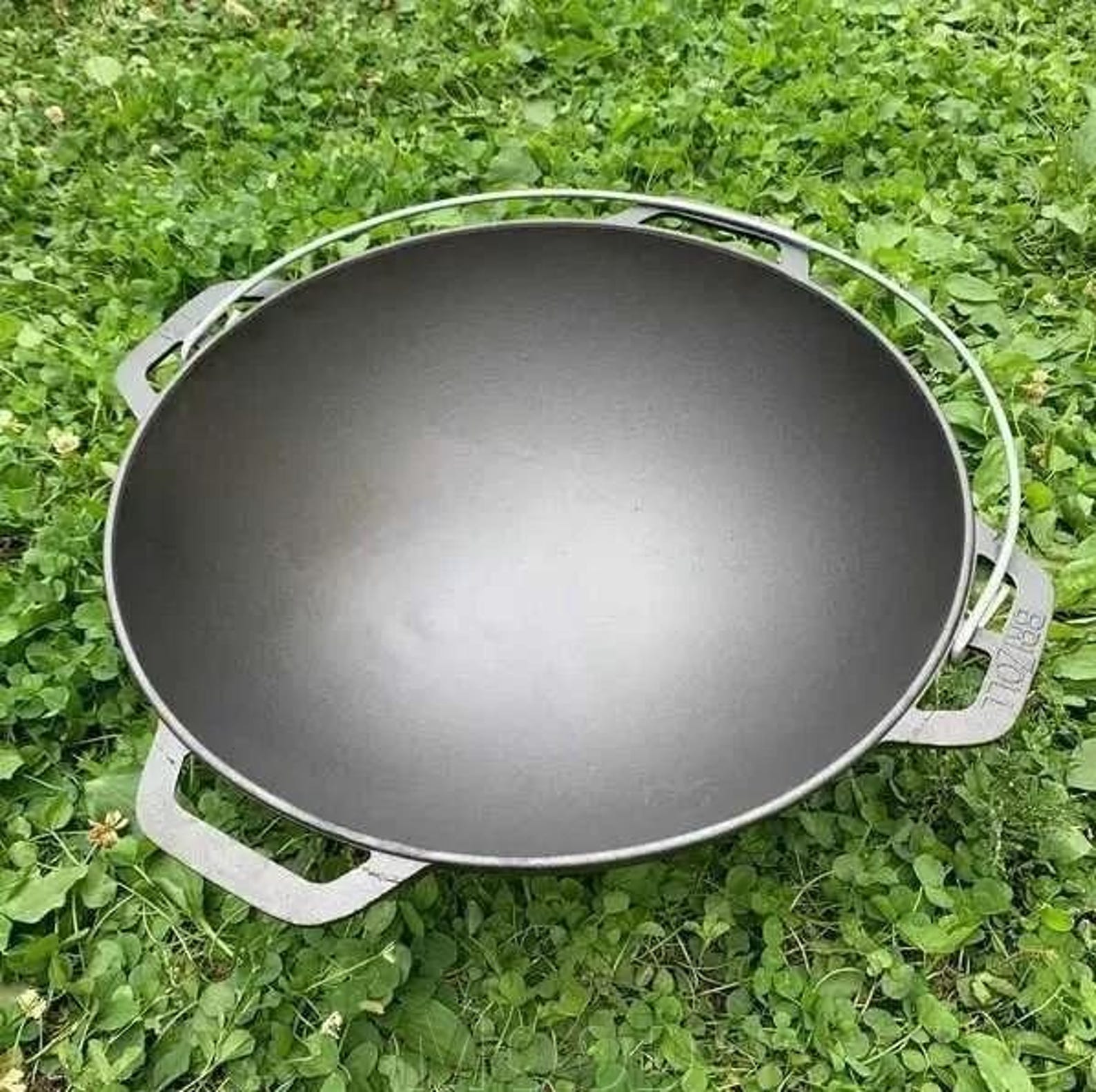 Traditional Asian Kazan for Open Fire Cooking, Outdoor Cast Iron ...