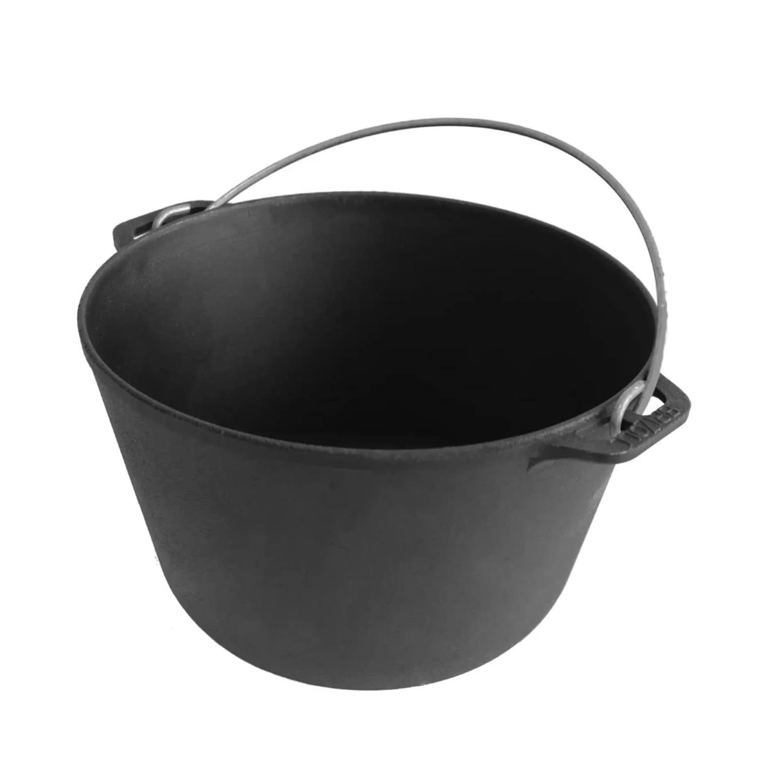 8L Heavy-duty Cast Iron Tourist Kazan Pot With Lid, Outdoor Cast Iron ...