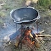Cast Iron Cauldron With Hanging Handle for Open Fire Cooking, Cooking ...