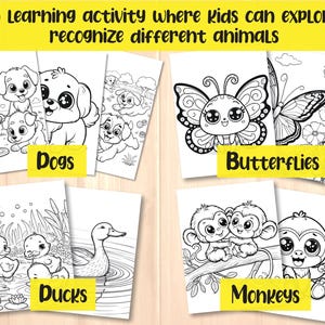 56 Printable Animals Coloring Pages for Kids | Fun & Easy, Educational ...