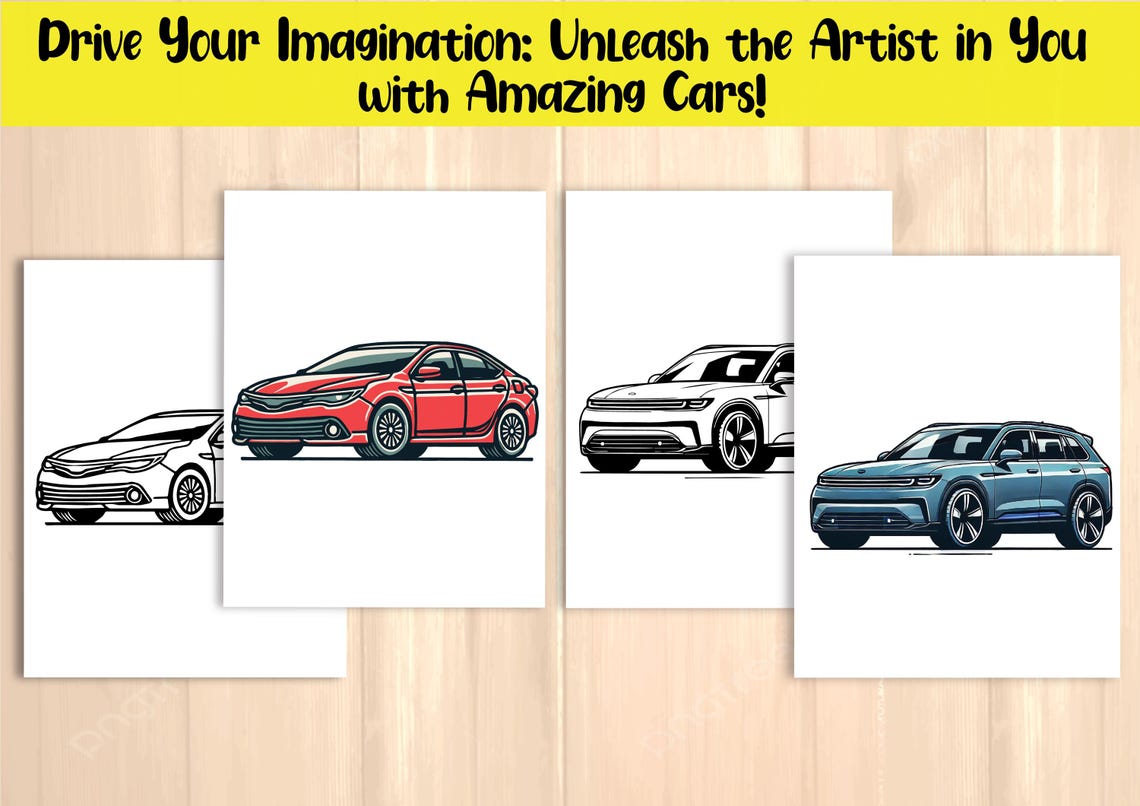 30 Car Coloring Pages | Printable Classic & Modern Vehicles | Fun ...
