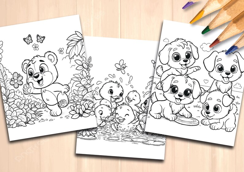56 Printable Animals Coloring Pages for Kids | Fun & Easy, Educational ...