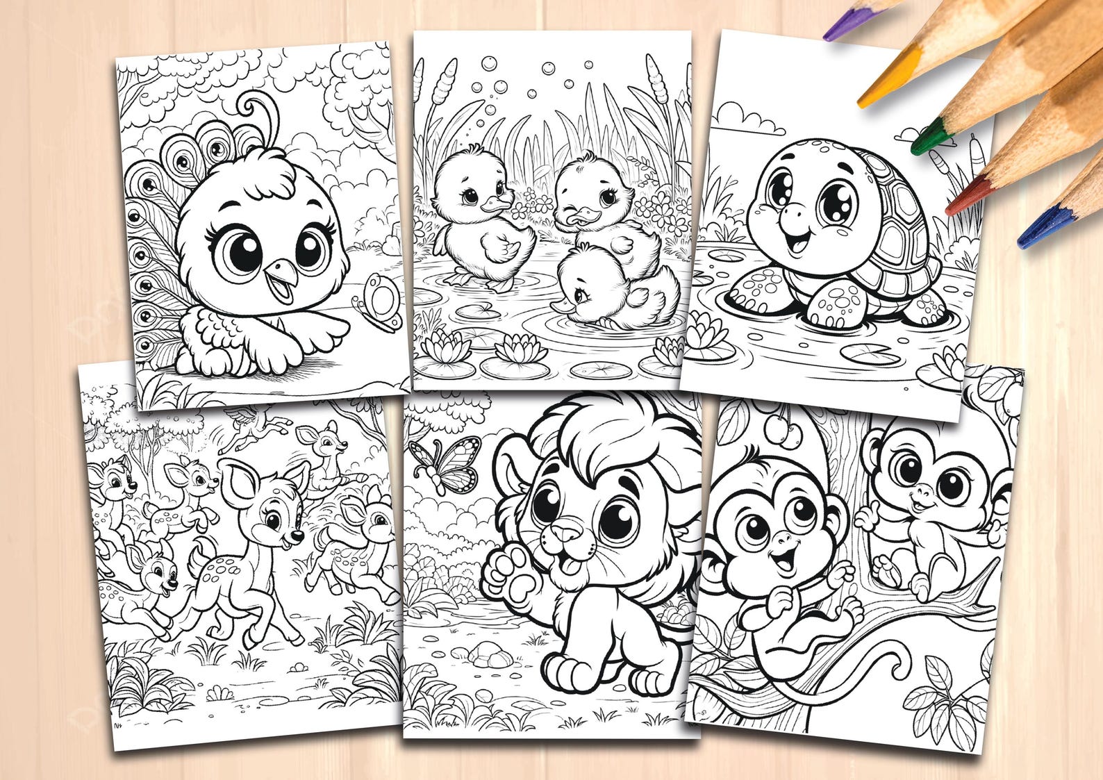 56 Printable Animals Coloring Pages for Kids | Fun & Easy, Educational ...