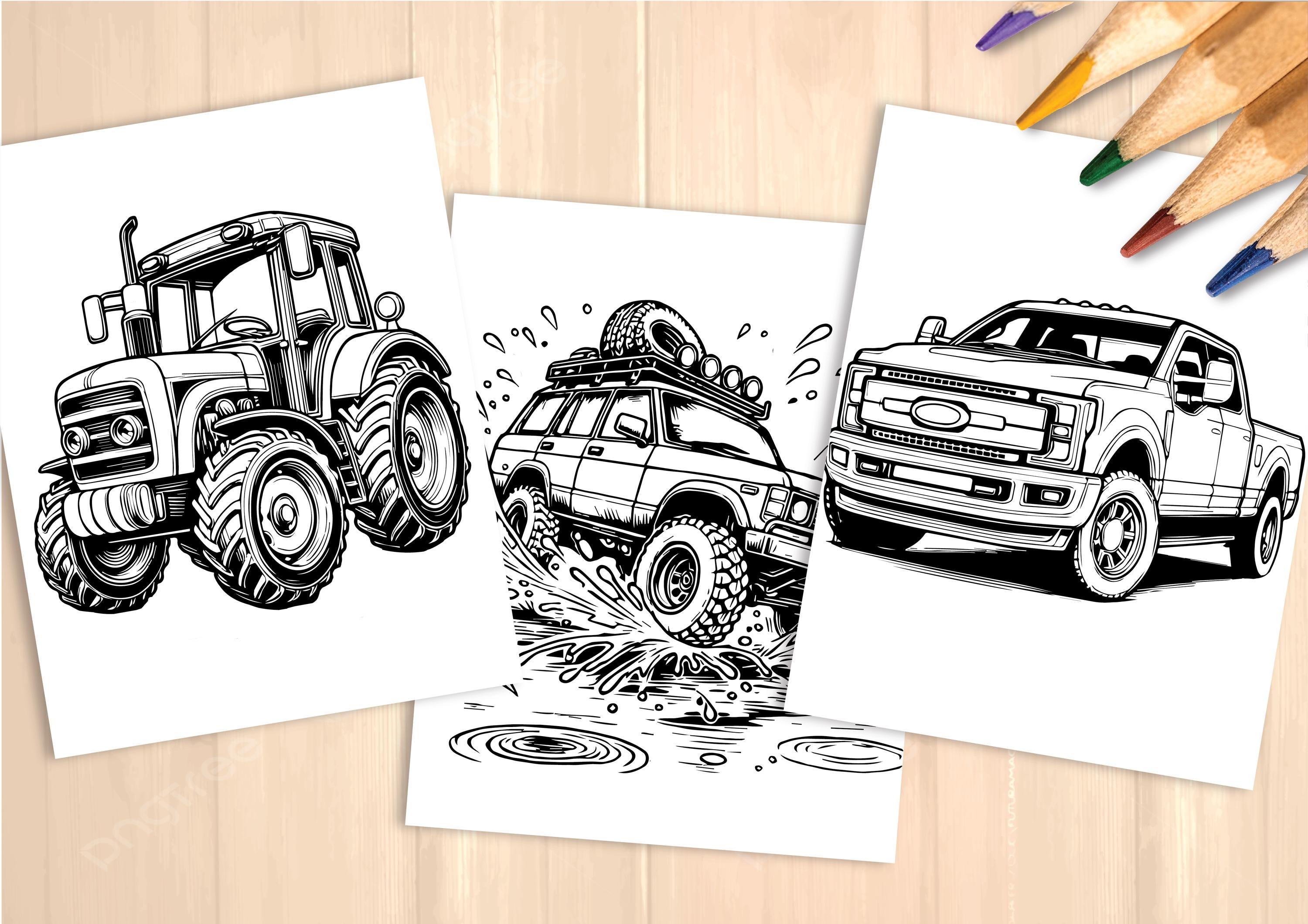 30 Car Coloring Pages | Printable Classic & Modern Vehicles | Fun ...