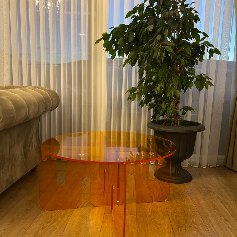 Acrylic Coffee Table - Etsy