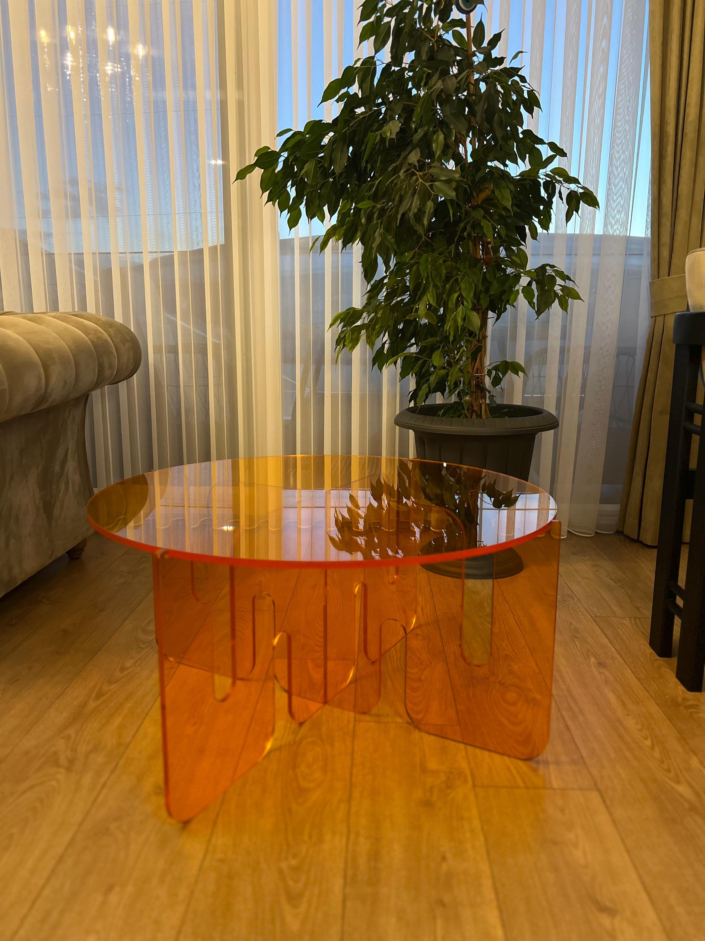 Acrylic Table Coffee Table - Etsy