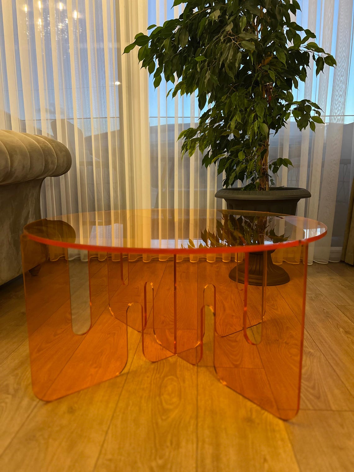 Acrylic Table Coffee Table - Etsy