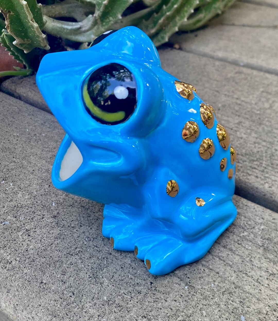 Frog, Ceramic, Kitchen Scrubby Holder, Sponge Holder, Sos Pad Holder ...