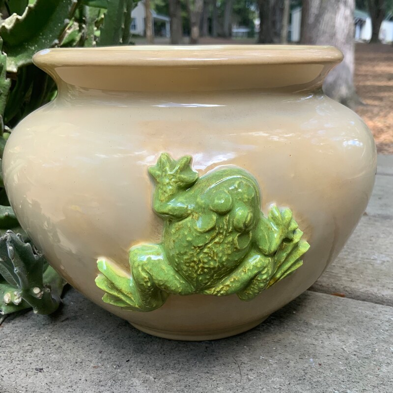 Frog Planter - Etsy