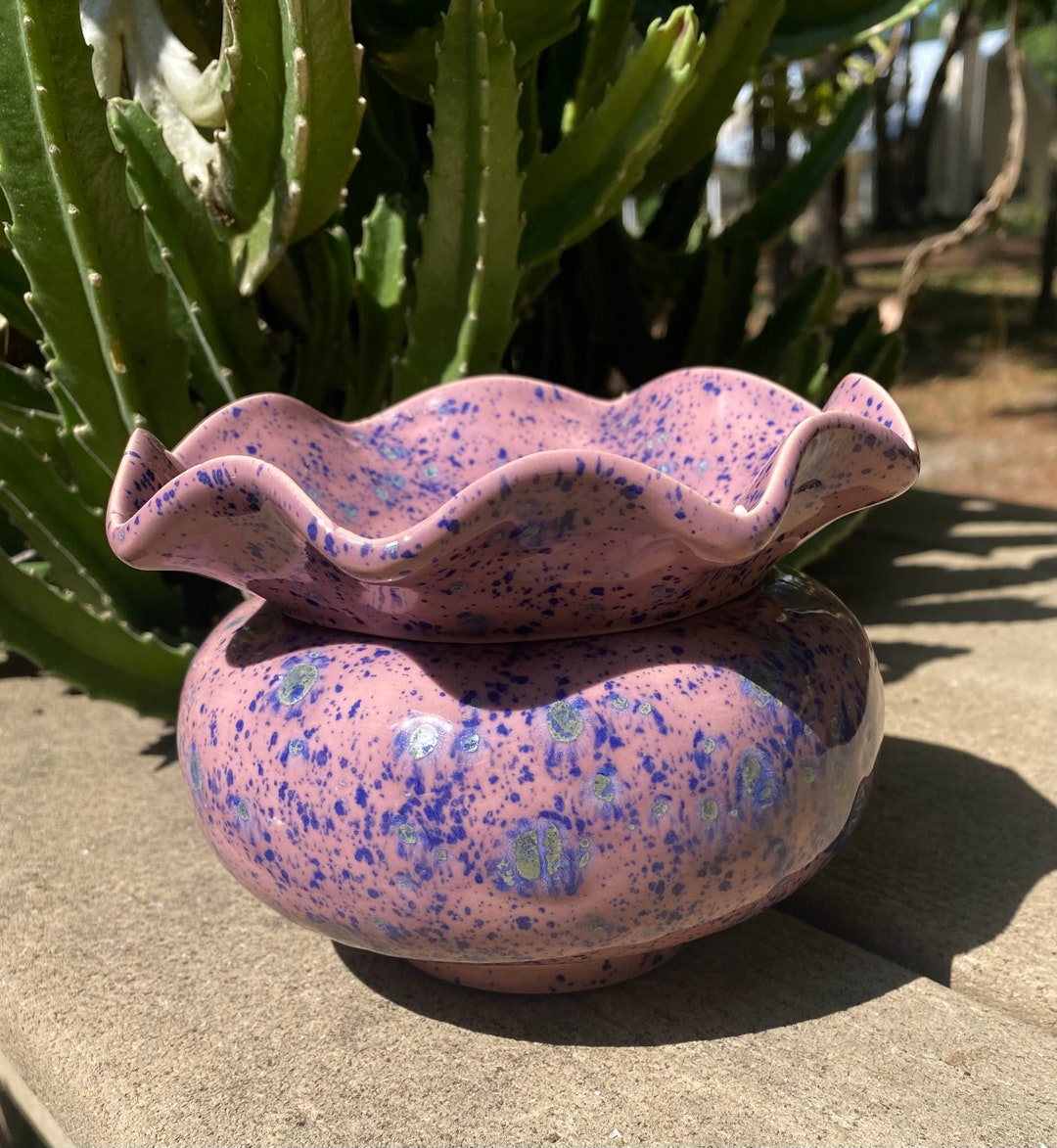 African Violet Pot, Planter, Self Watering, Purple, Blue, Lilac, Copper ...