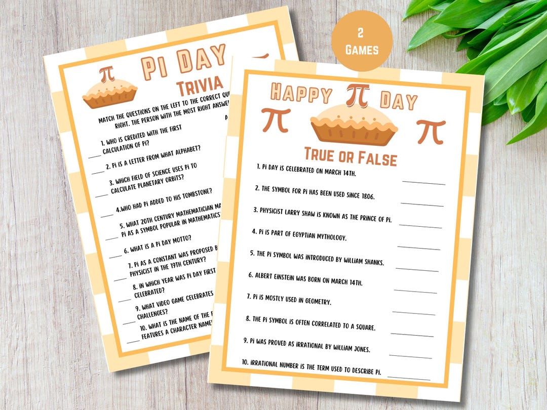 Celebrate Pi Day With Pi Game Printable Bundle, Pi Day Games, Math ...