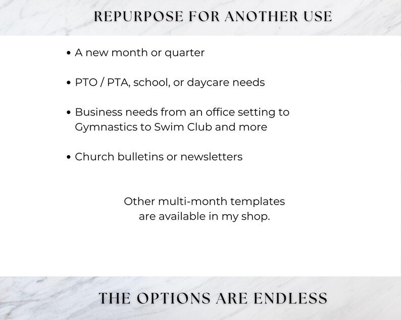 Editable Newsletter Template - Perfect for HOA, Business, PTA ...