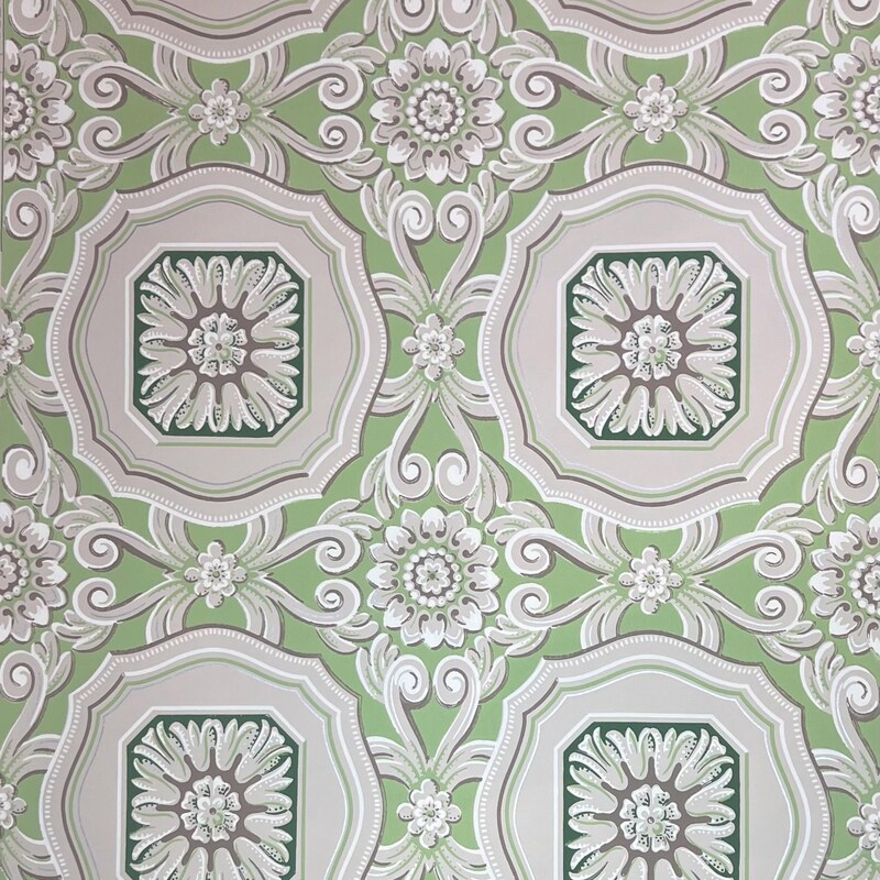 Antique Roll of Wallpaper - Etsy