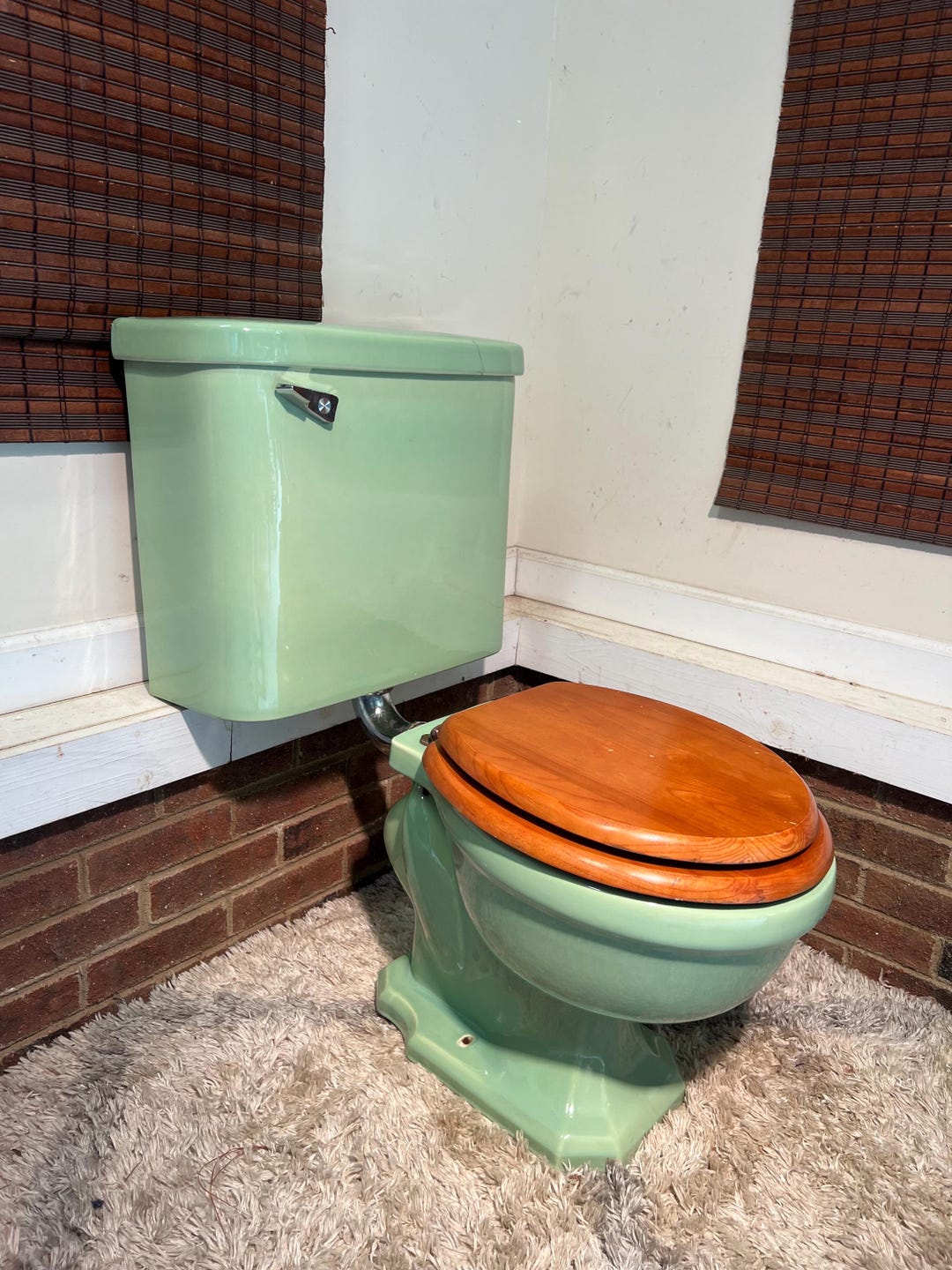Antique 1928 American Standard Tiffin Porcelain Wall Mounted Toilet ...