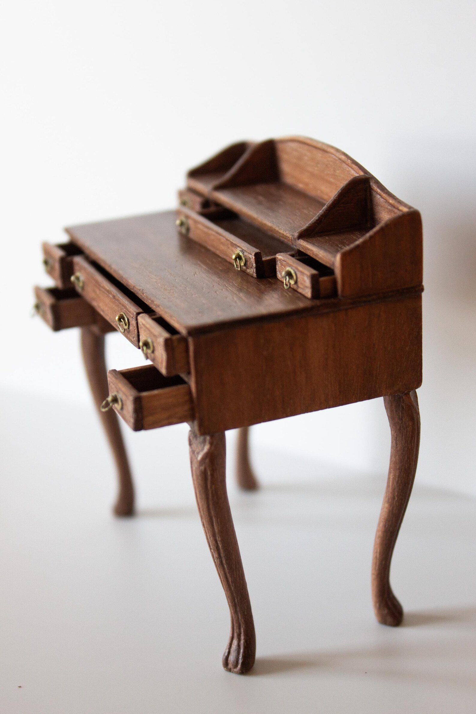 Handcrafted 1:12 Miniature Desk - Etsy