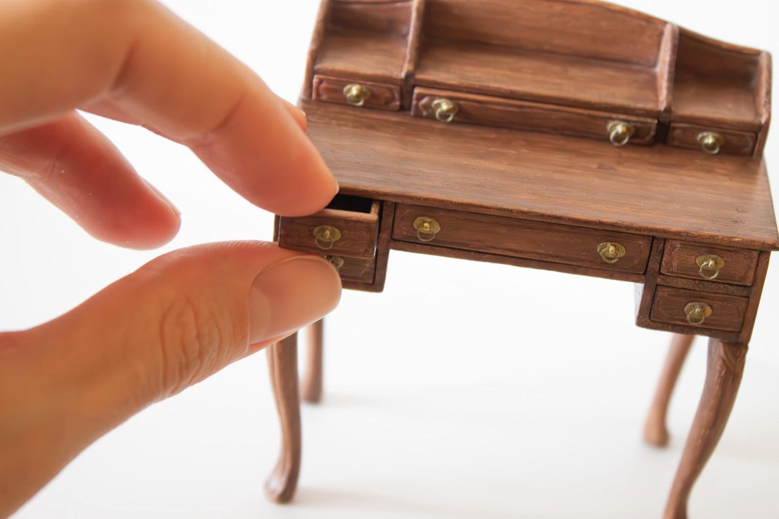 Handcrafted 1:12 Miniature Desk - Etsy