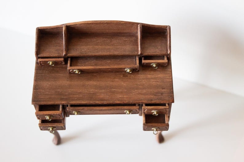 Handcrafted 1:12 Miniature Desk - Etsy
