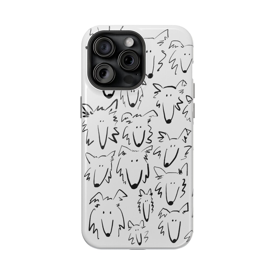 Wall Flower Collies - Magsafe iPhone 13, 14, 15, 16, 17 Tough Case for ...