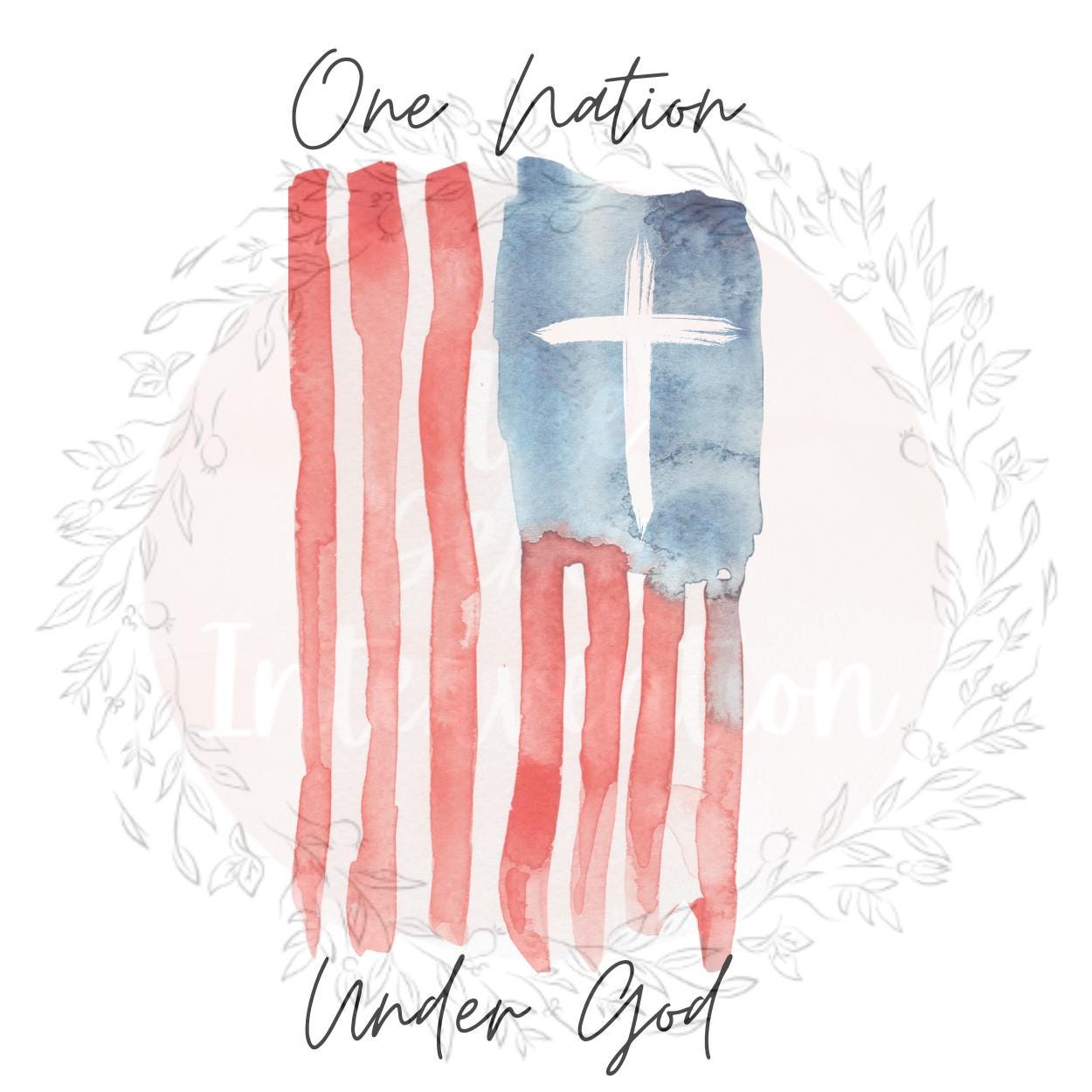 One Nation Under God SVG, One Nation Under God PNG, Digital File - Etsy