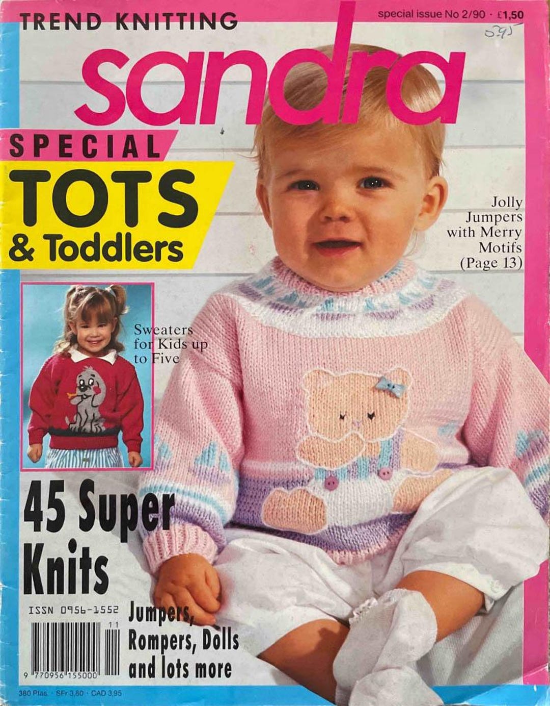 Sandra - Magazine #2/90. Featuring Tots and Toddlers - Etsy