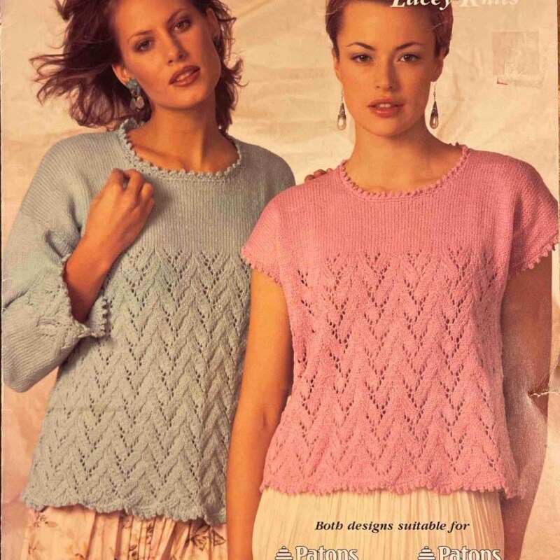 Patons Knit Pattern - Etsy