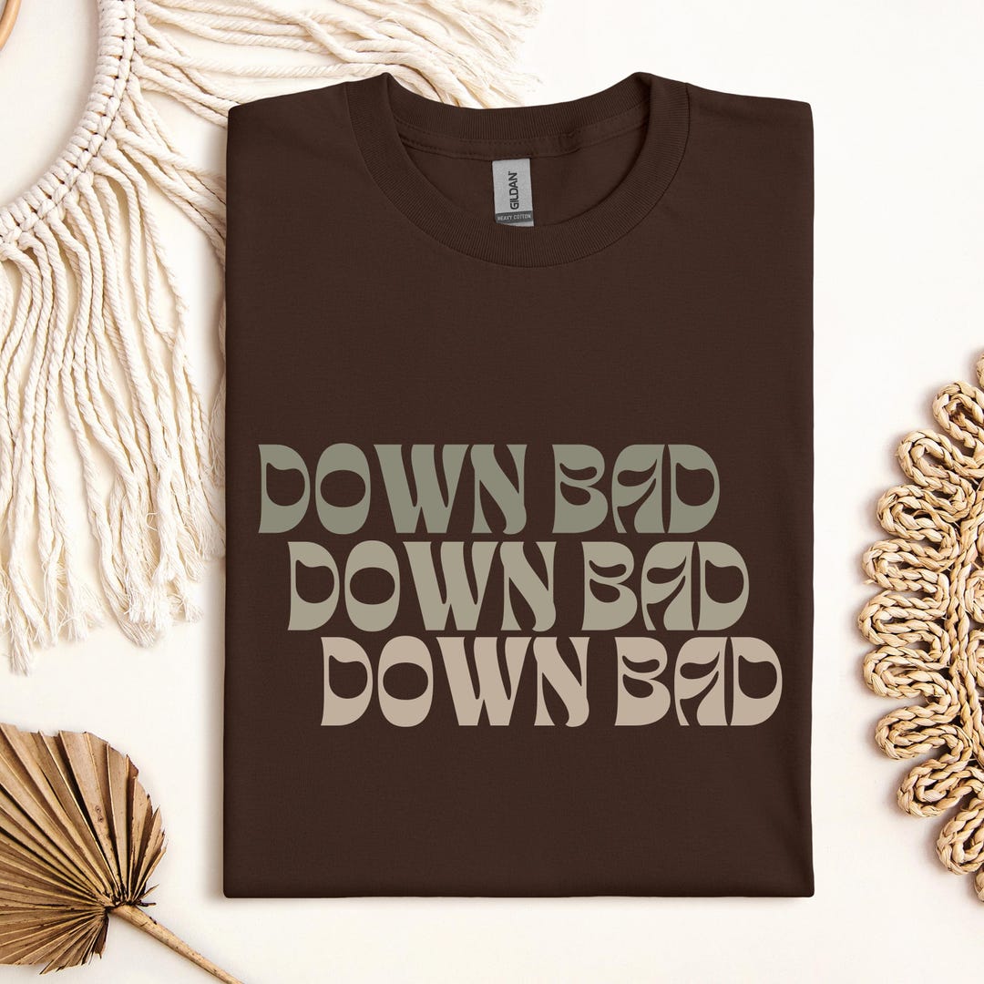 Down Bad Tshirt, Swiftie Top, Heartbreak Graphic Tee, Emo Aesthetic ...