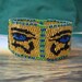 Beaded Pattern - Eye of Ra, 2 Drop ODD COUNT Peyote PDF Pattern, Gold ...