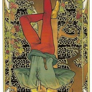 Golden Art Nouveau Tarot Deck 78 Cards Lo Scarabeo Instruction 5 ...