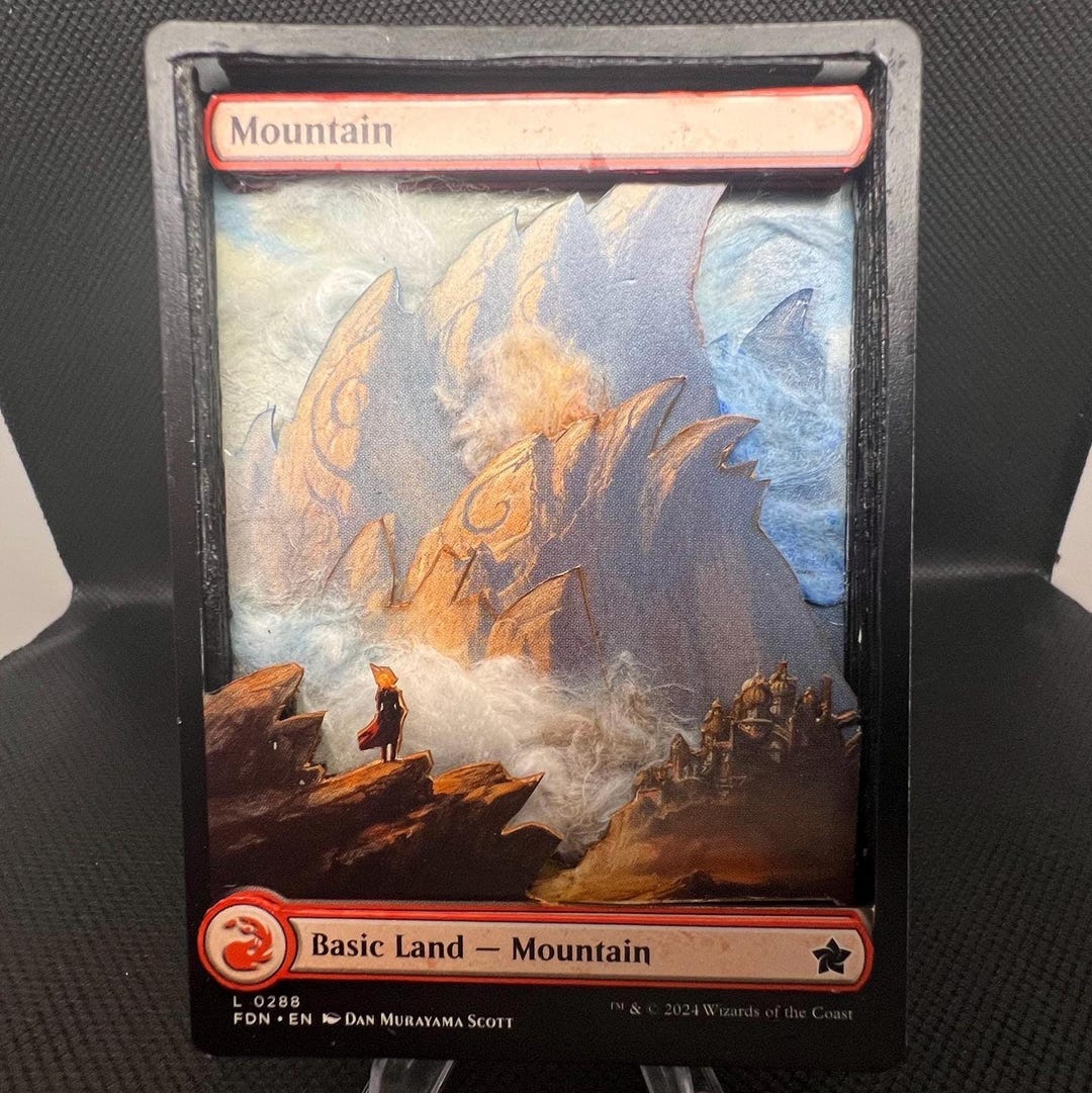 3D MAGIC THE GATHERING Card Island (mkm) - Mtg Art Card for Display - Etsy