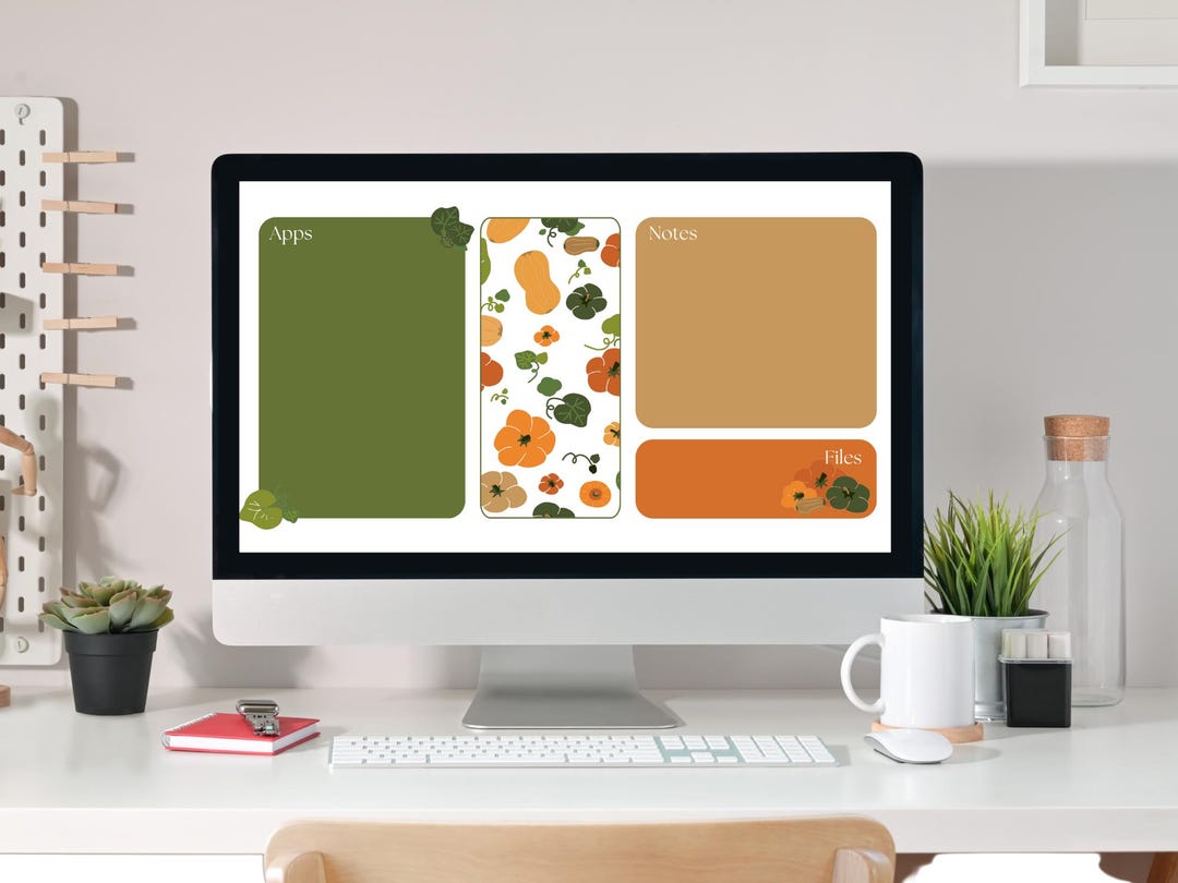 Pumpkins Wallpapers Dual-screen Computer Smartphone in 3 Formats - Etsy