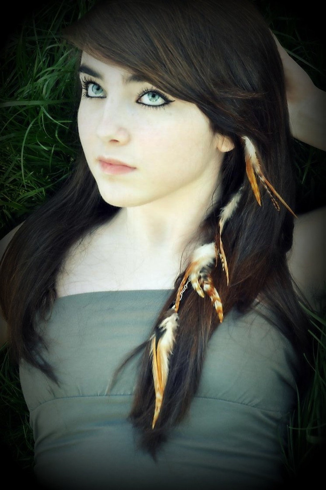 Feather Hair Extension Clip-in Feathers Hair Feathers Hair Accessories ...