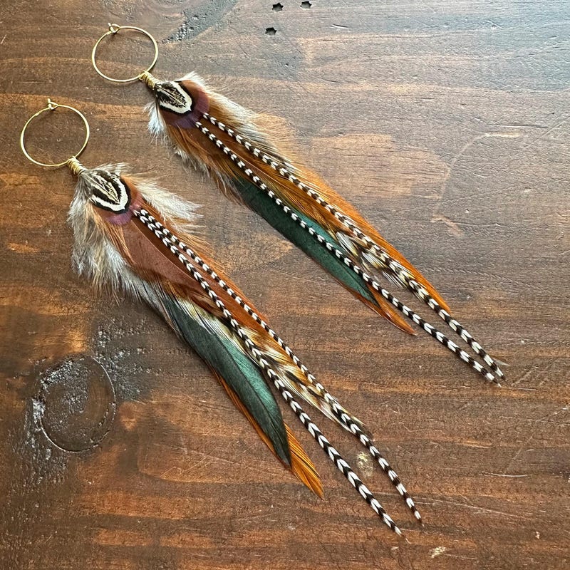 Native Feather Rings - Etsy