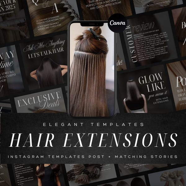 Hair Extensions - Etsy