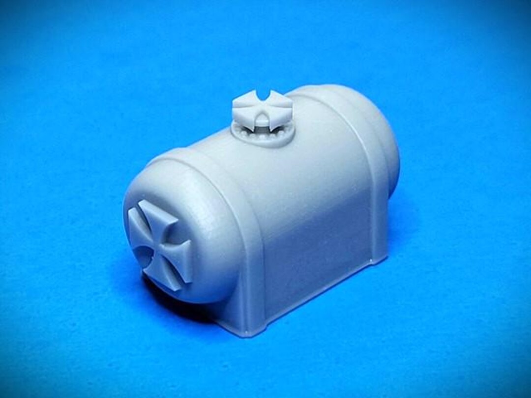 3D Printed 1/25 - 1/24 Scale Iron Cross Rat Rod Fuel Tank - Etsy