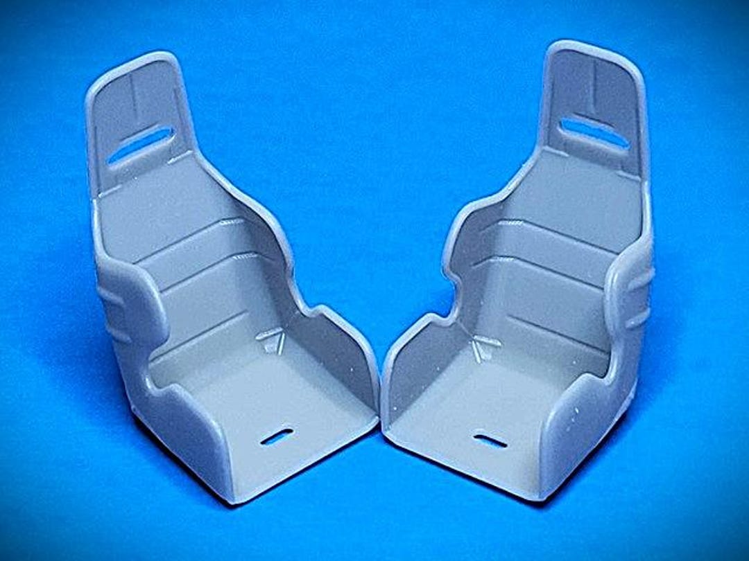 3D Resin Printed 1/25 Scale Double Wrap Around Economy Kirkey Race Seat ...